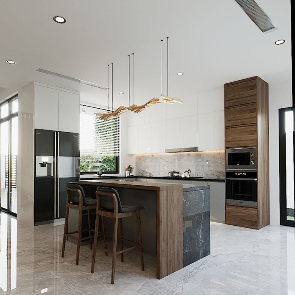 499+ Mẫu đèn thả bàn đảo bếp được ưa chuộng nhất hiện nay